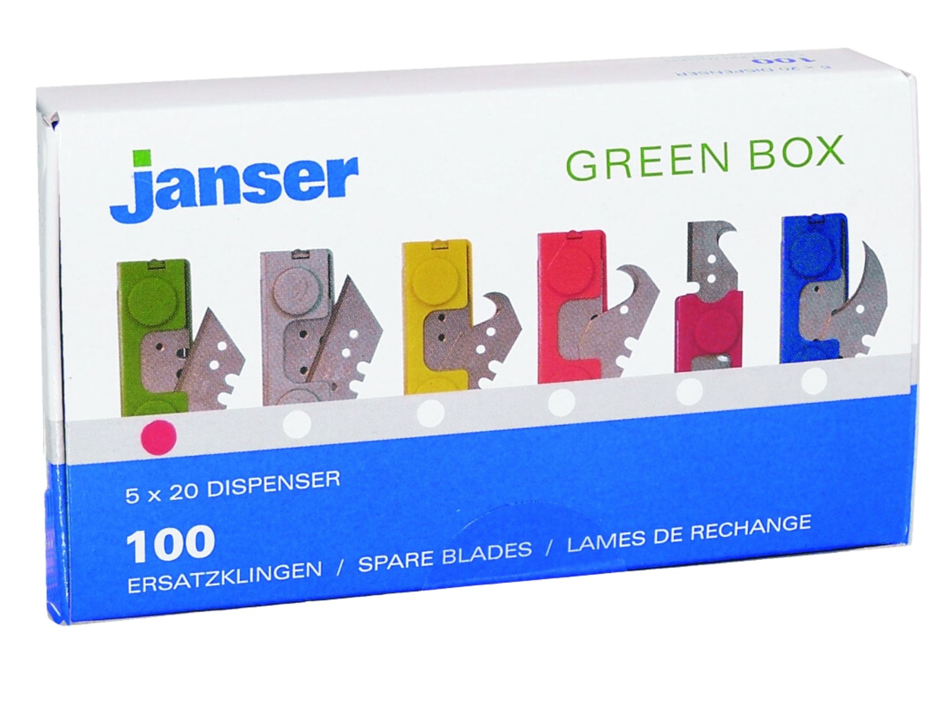 Original GREEN BOX Klingen | Hakenklingen | 100 | 262036500